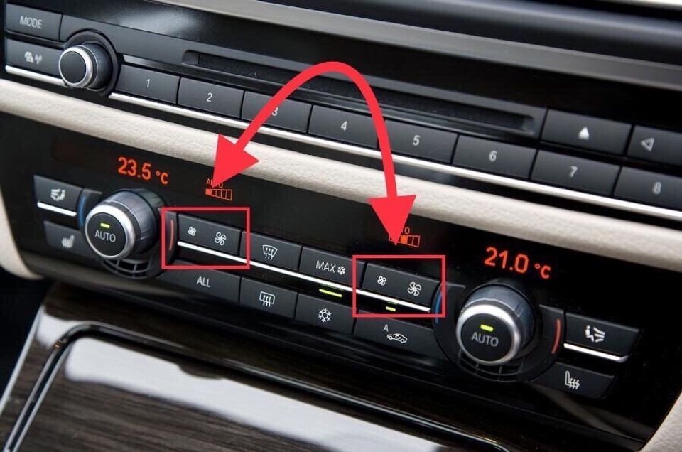 Кнопка климат контроля BMW F06 F07 F10 F11 F12 F13 F01 F02 ...